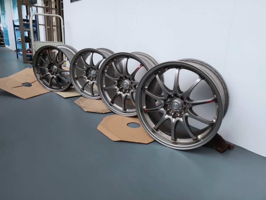 RAYS Original CE28 Genesis, Car Accessories, Tyres & Rims on Carousell