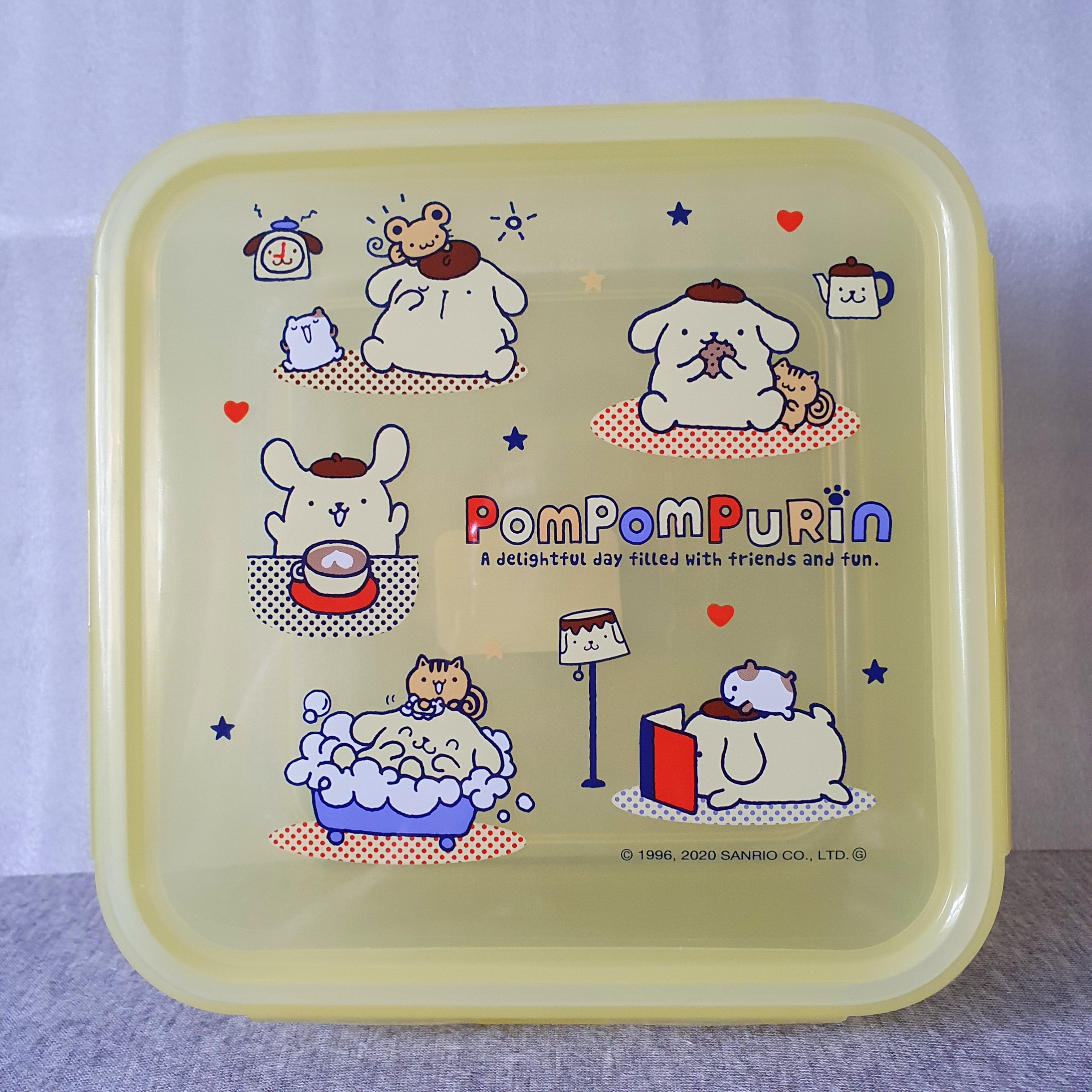 Sanrio Pompompurin / Pom Pom Purin Lunch / Bento / Storage Box Kuji ...