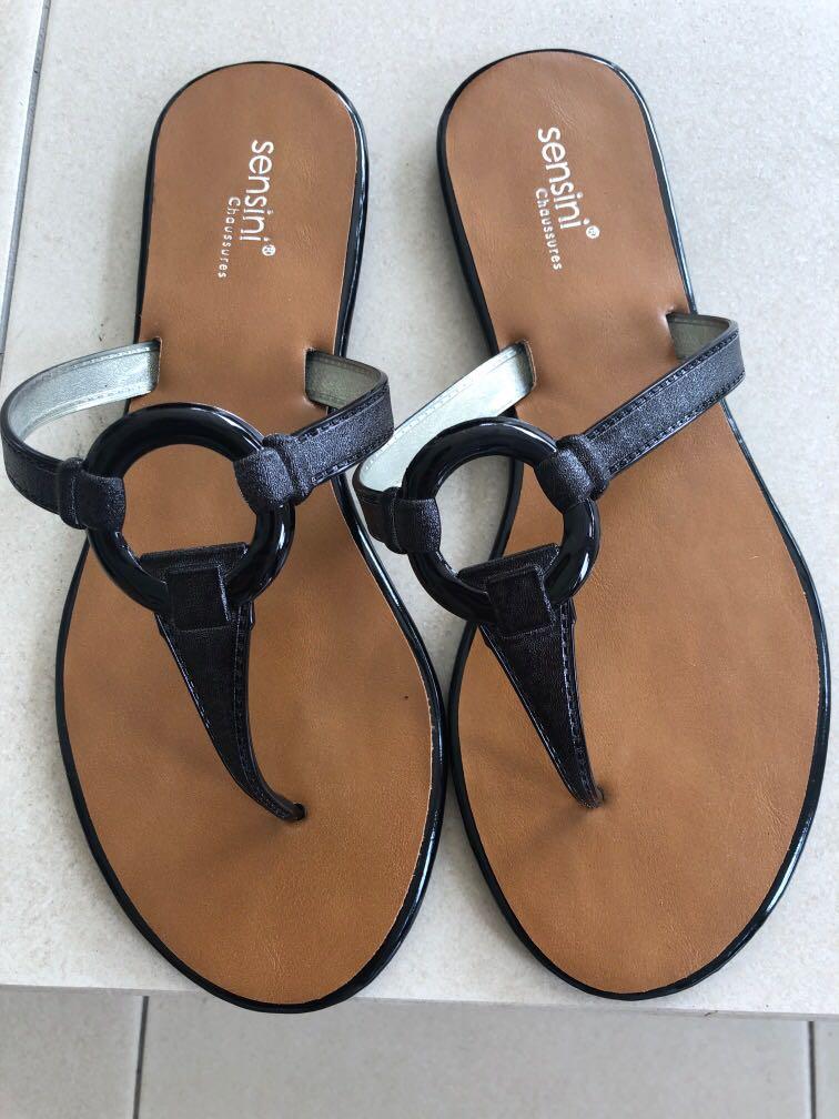 Sensini sandals, Women's Fashion, Footwear, Sandals on Carousell