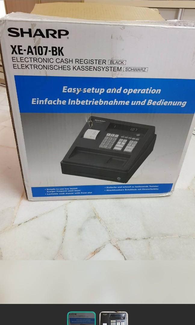 SHARP CASH REGISTER- XE-A107-BK, Computers & Tech, Printers, Scanners ...