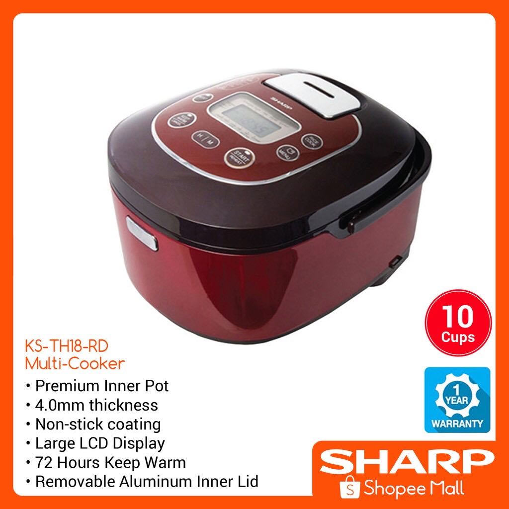 SHARP MULTI-COOKER/ RICE COOKER, TV & Home Appliances, Kitchen ...