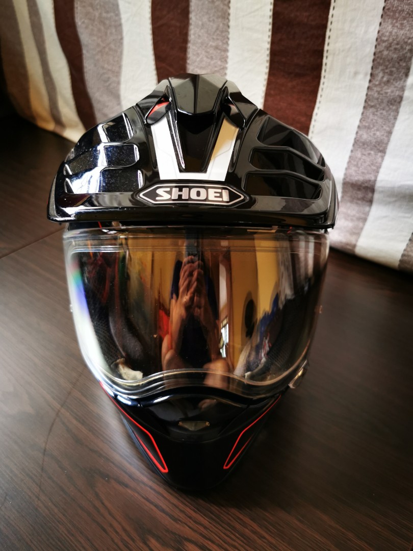 Shoei full face helmet, Motorcycles, Motorcycle Apparel on Carousell