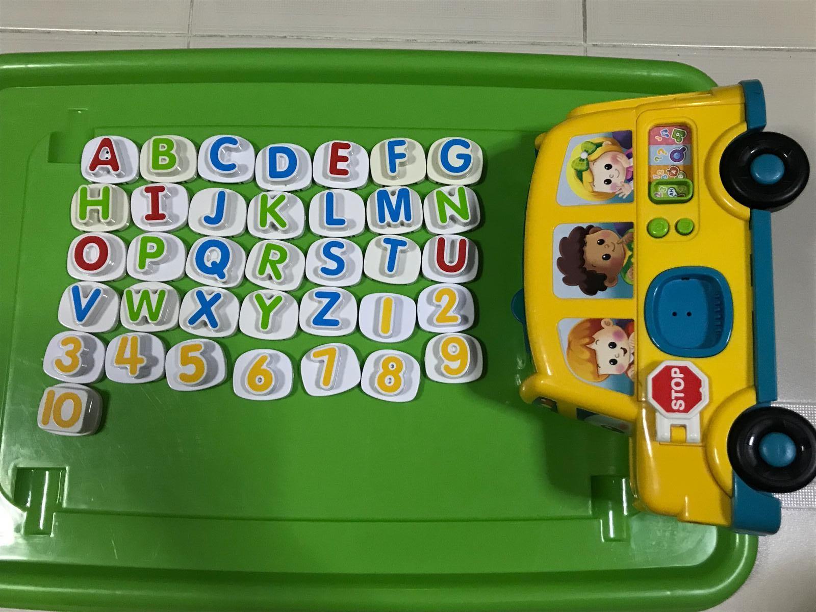 VTECH Count and Learn Alphabet Bus, Babies & Kids, Infant Playtime on ...