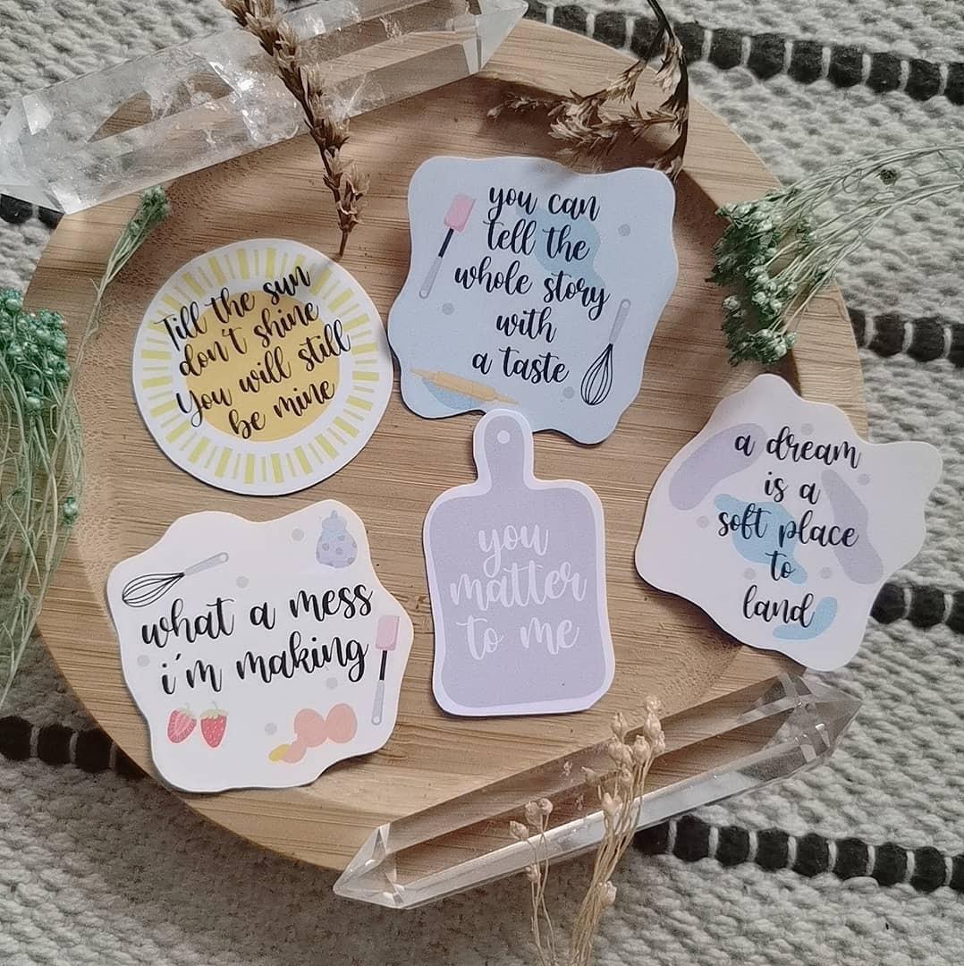 Waitress Sticker Pack, Hobbies & Toys, Stationery & Craft, Stationery ...