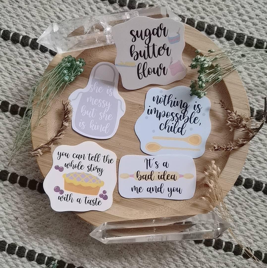 Waitress Sticker Pack, Hobbies & Toys, Stationery & Craft, Stationery ...