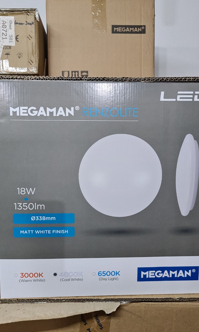 [Warehouse direct] 18w megaman led ceiling light, Furniture & Home ...