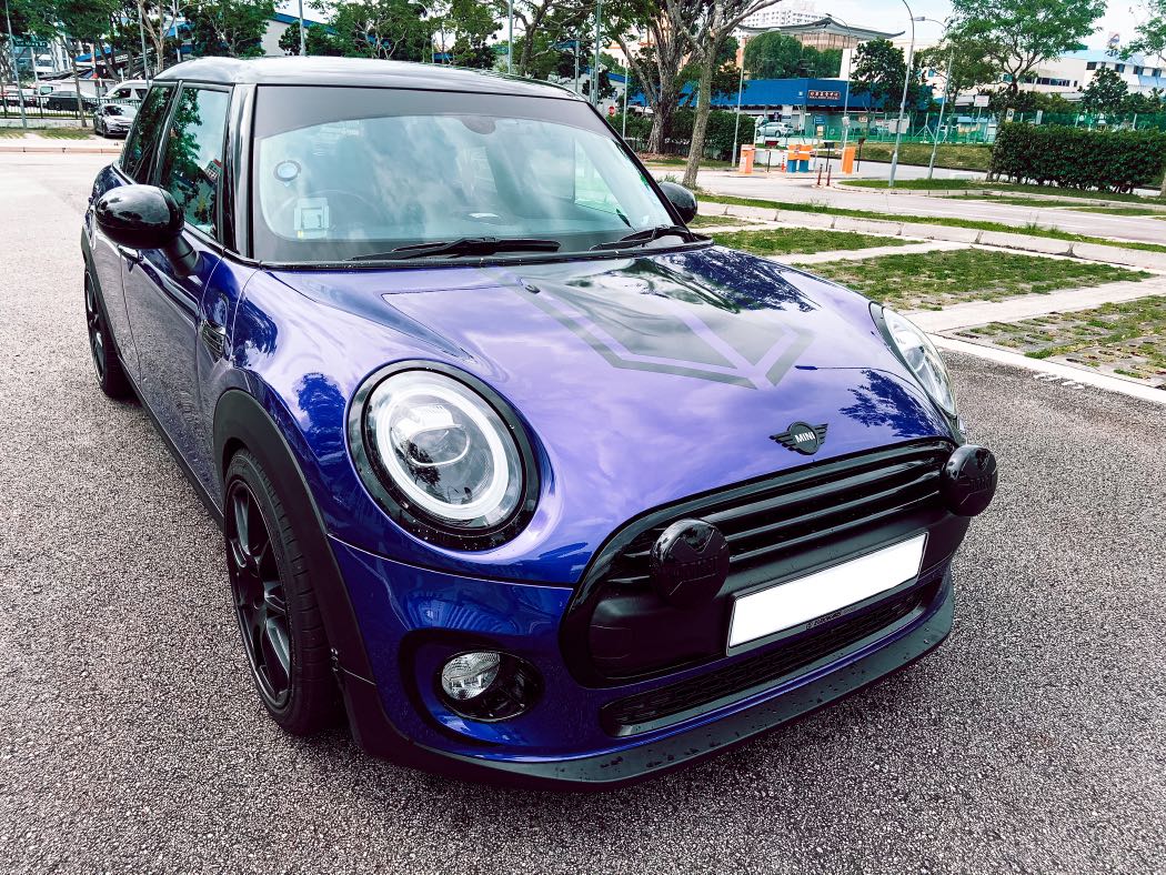 Mini Cooper Custom Wrap / DeChrome / Racing Stripes, Design & Craft ...