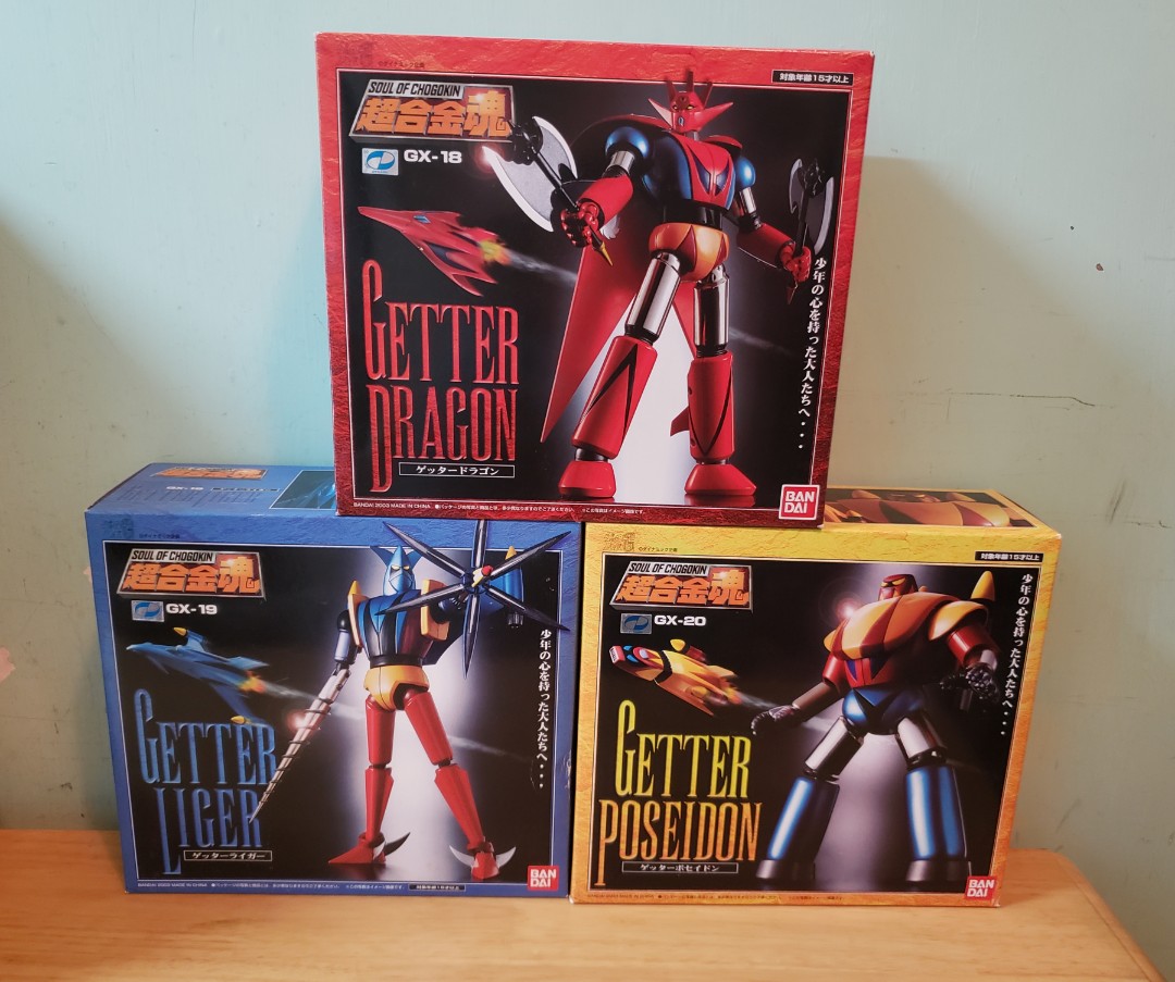 超合金魂 GX-18, GX-19, GX-20 新三一萬能俠, 興趣及遊戲, 玩具 & 遊戲類 - Carousell