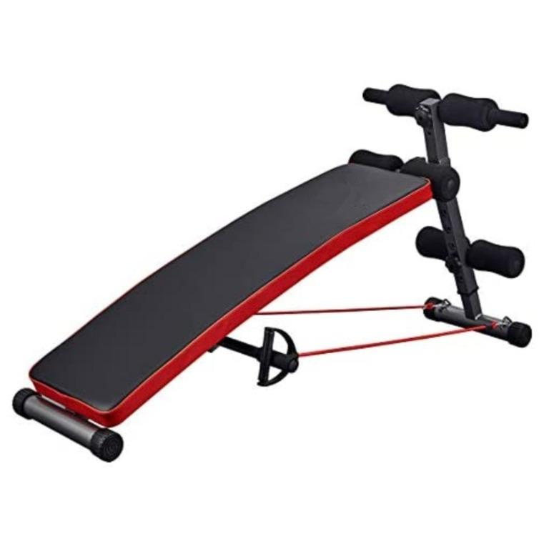 Adjustable Decline AB Sit-up Workout Foldable Gym Bench, Sports ...