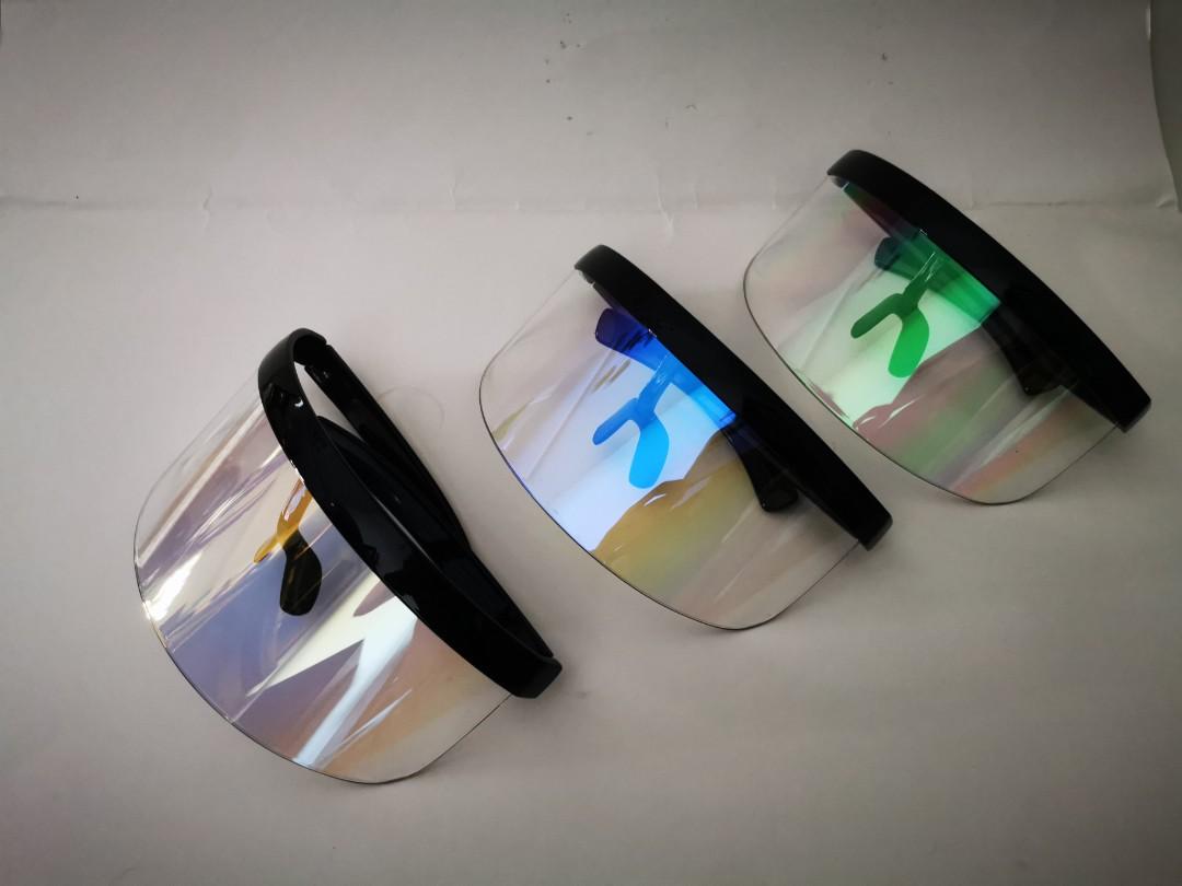 7 assorted faceshields (PHP120 each), Women's Fashion, Watches & Accessories, Sunglasses ...