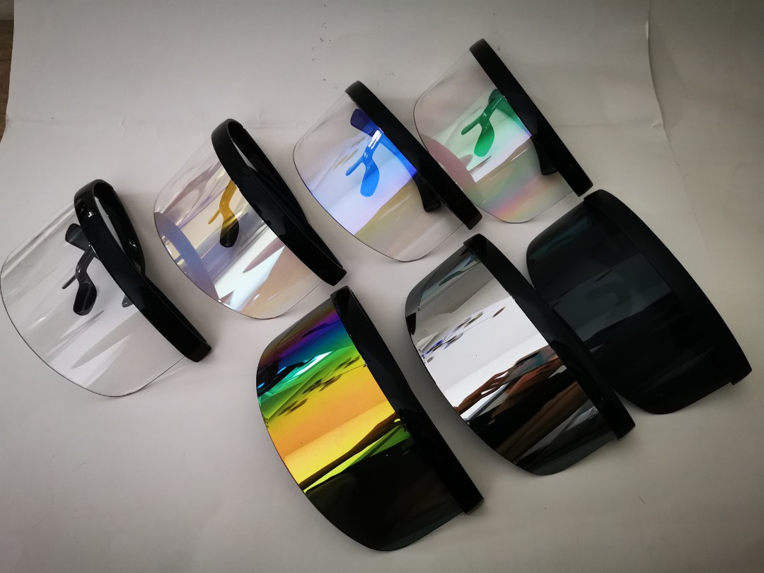 7 assorted faceshields (PHP120 each), Women's Fashion, Watches & Accessories, Sunglasses ...