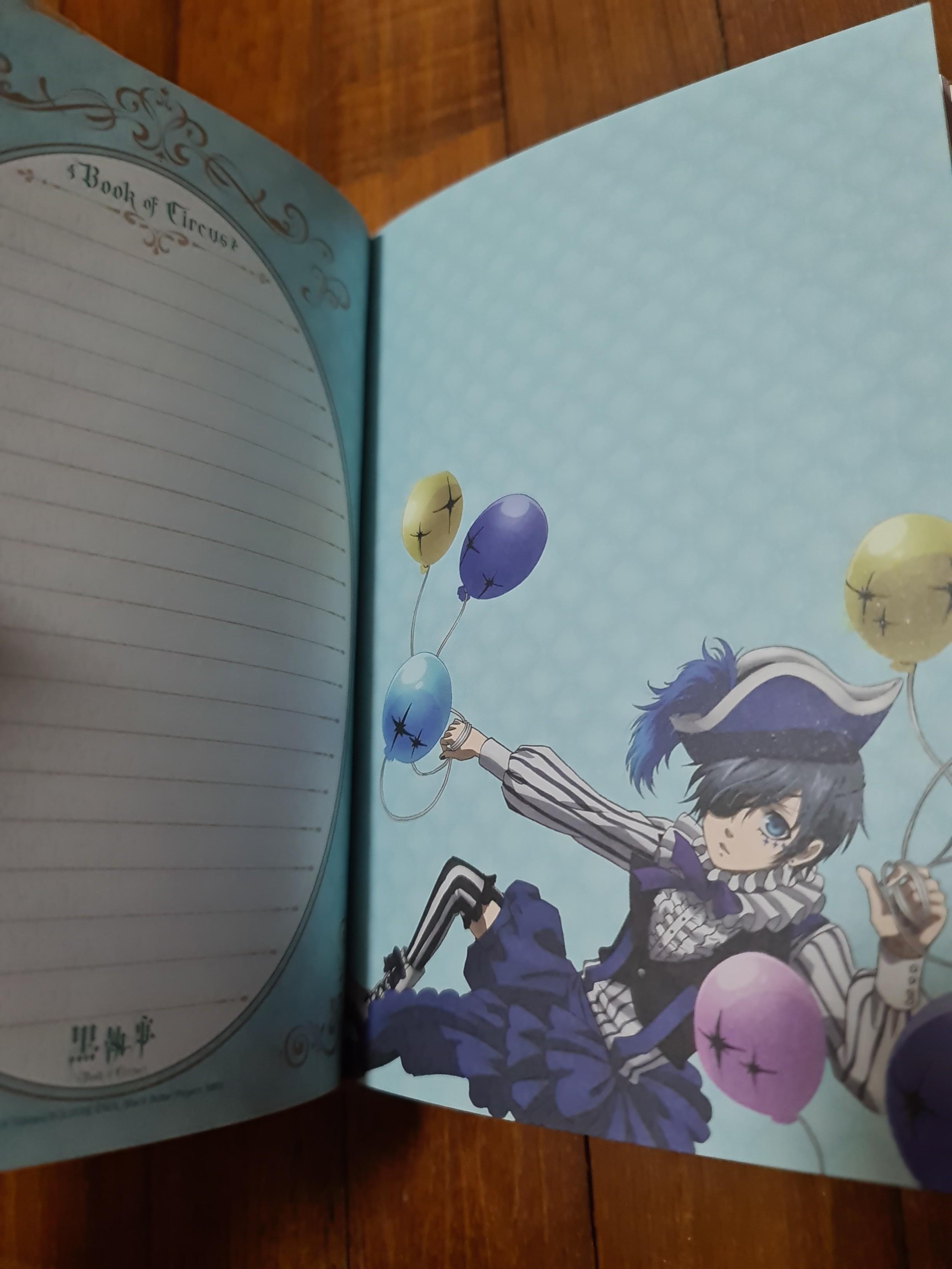 [Book of Circus] Black Butler Notebook, Hobbies & Toys, Memorabilia ...