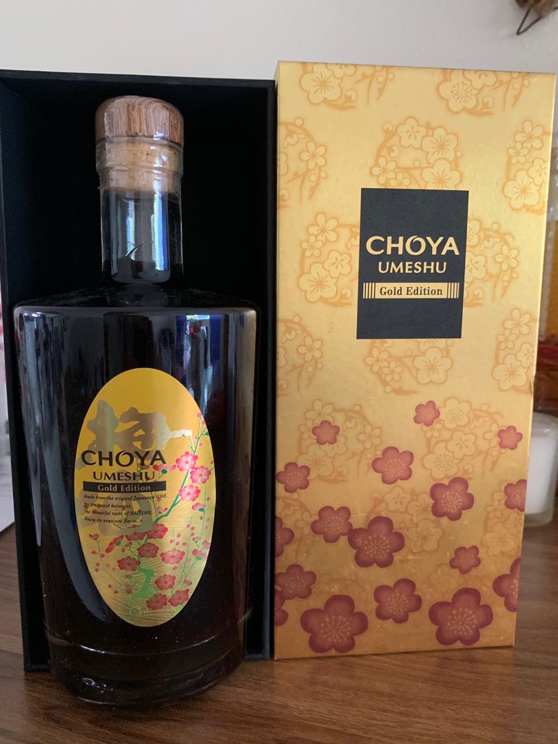 Choya Umeshu Gold edition, Food & Drinks, Beverages on Carousell