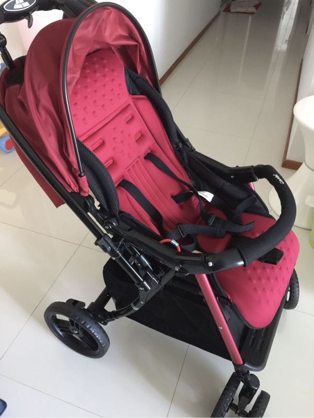 Combi Mega Ride Stroller (red), Babies & Kids, Going Out, Strollers on ...