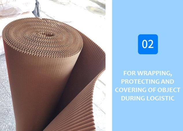 CORRUGATED PAPER ROLL/ CARDBOARD/ FLOOR PROTECTION/ 10-11kg - BUY MORE ...