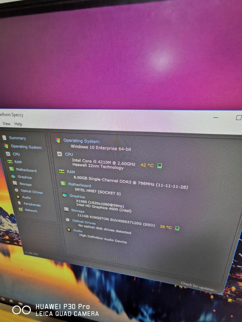 DHP Brand Core i5 4th Gen / 8gb ram / 120gb SSD / 22inch BorderLess ...