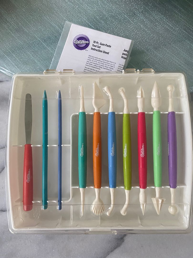 Fondant / gum paste tool set, Home Appliances, Kitchenware on Carousell