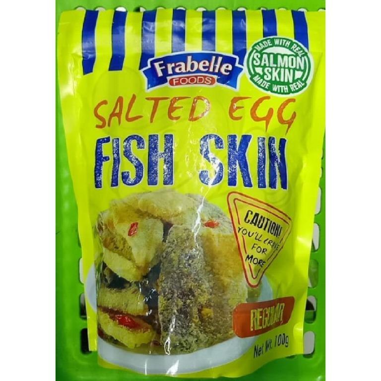 Frabelle Foods Salted Egg Fish Skin Regular 100 g, Food & Drinks ...