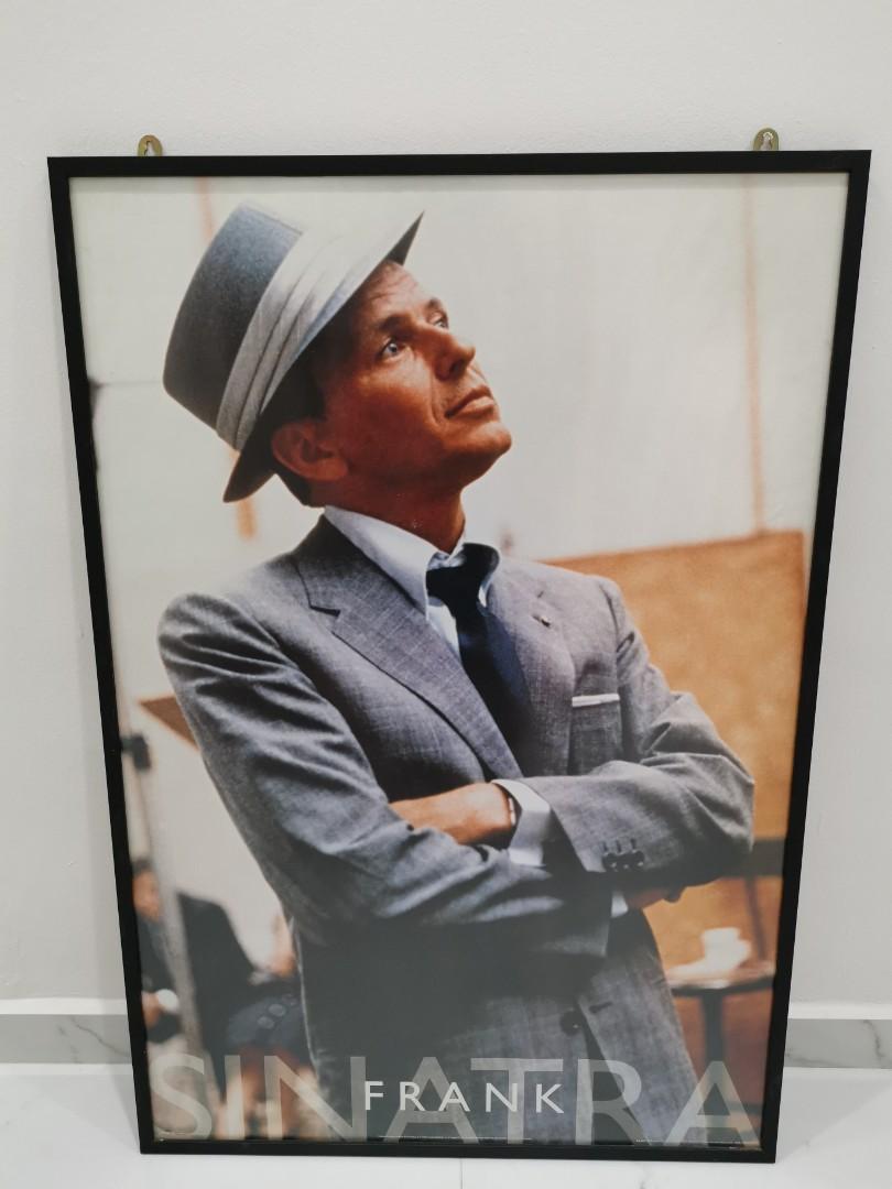 Frank Sinatra (poster with frame and glass), Design & Craft, Art ...