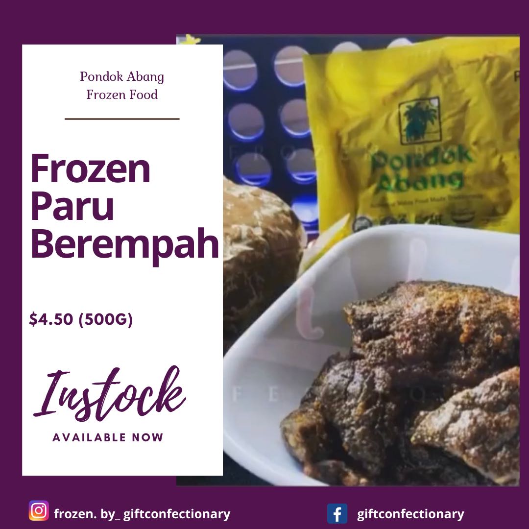 Frozen Paru Berempah $4.50 (500g), Food & Drinks, Chilled & Frozen Food ...