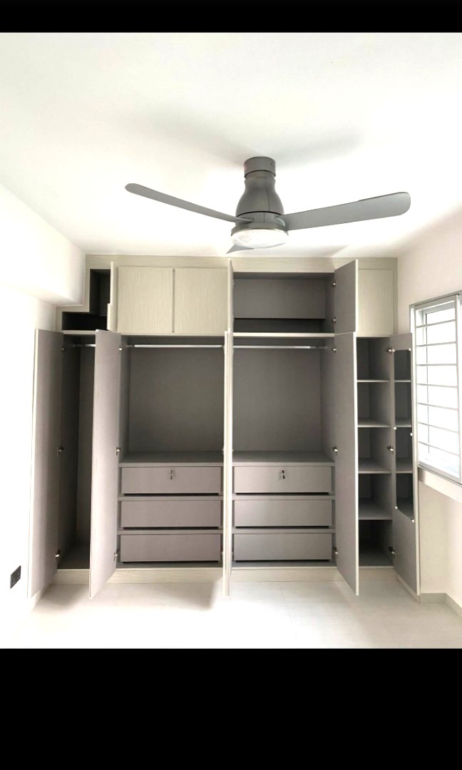 5ft Built In Wardrobe, Furniture & Home Living, Furniture, Shelves ...