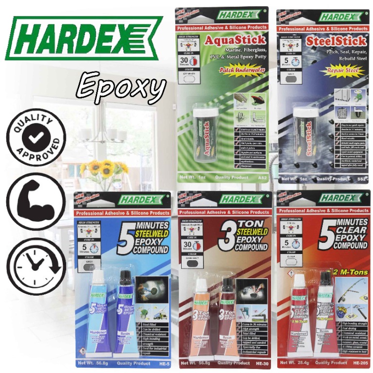 Hardex Epoxy, Epoxy Compound Hardener & Resin 5 option, Everything Else ...