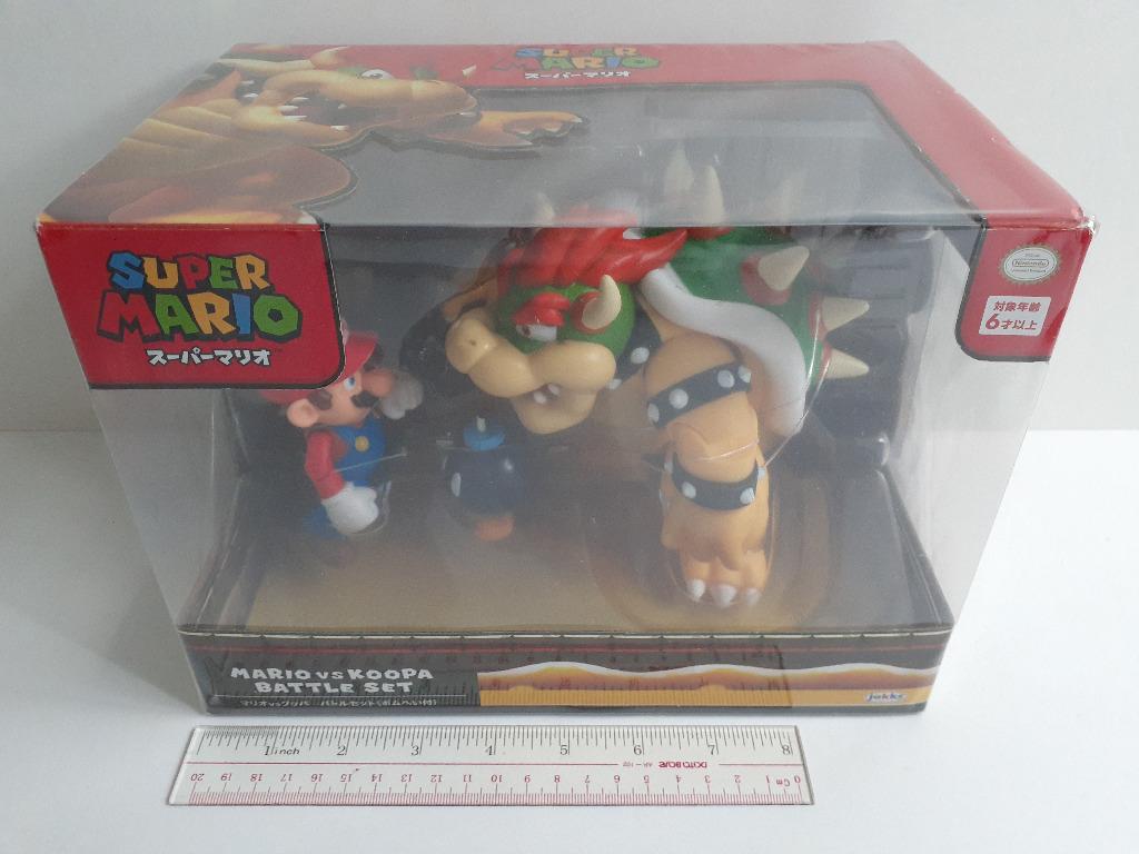 JAKKS SUPER MARIO (Mario vs Koopa - Battle Set) 瑪利奧 對 庫巴, 興趣及遊戲, 玩具 ...