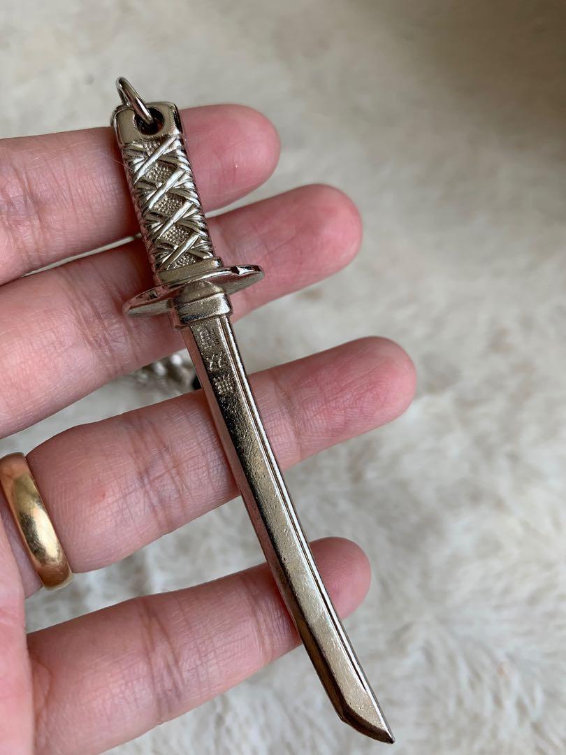 Japanese Sword Katana Keychain Dragon, Everything Else, Others on Carousell