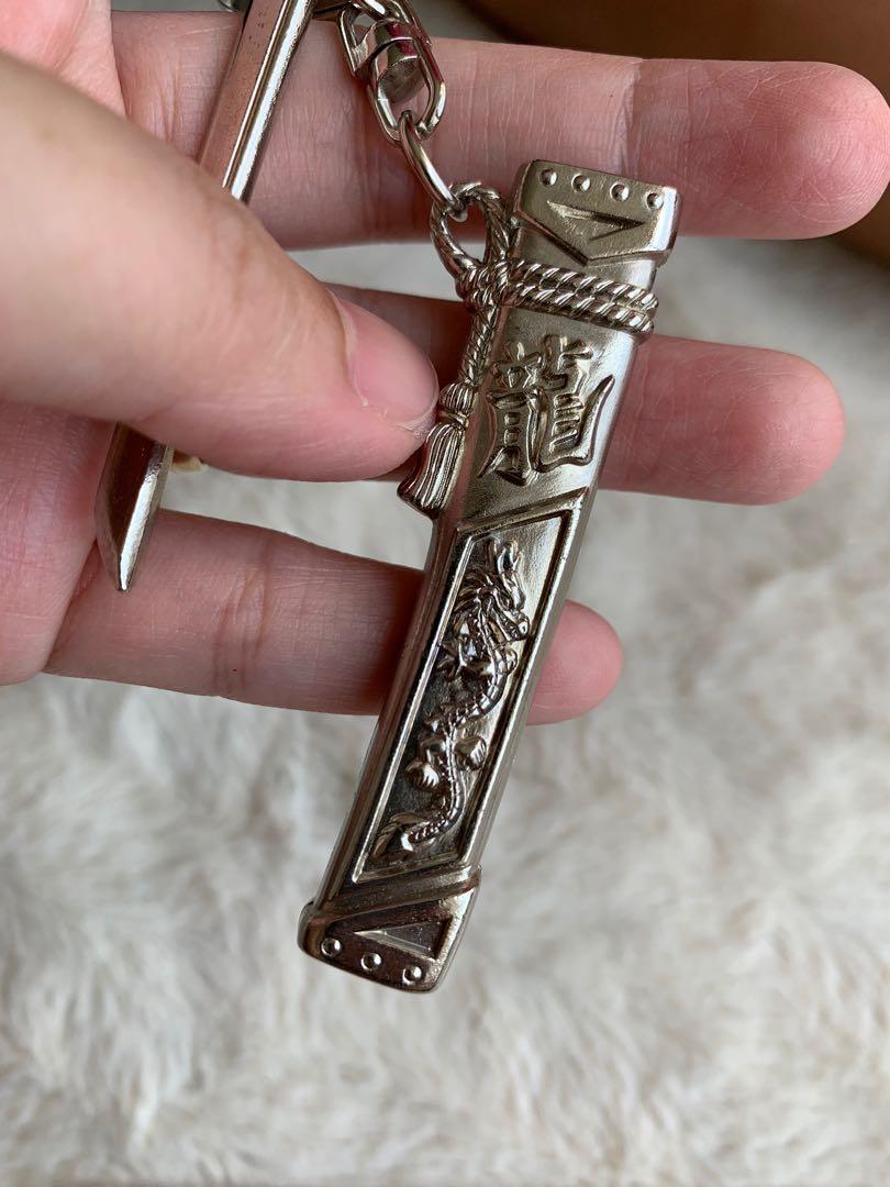 Japanese Sword Katana Keychain Dragon, Everything Else, Others on Carousell