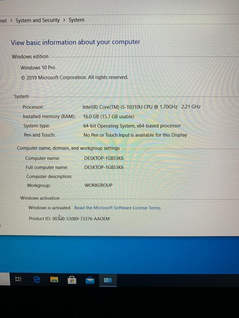 Laptop Lenovo Thinkpad T14 - Backlit Spill Resistant Keyboard- i5/16GB ...