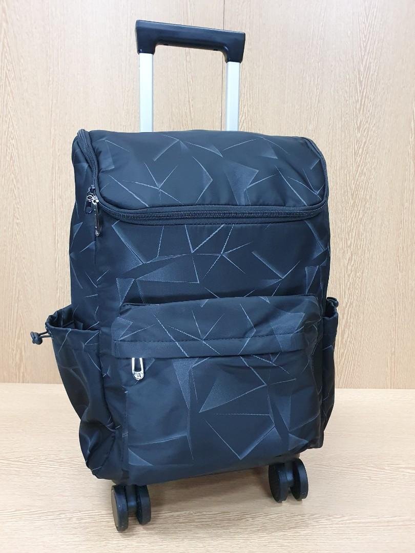 Leisure 4-Wheel Trolley Backpack, Travel, Travel Essentials, Luggage on ...