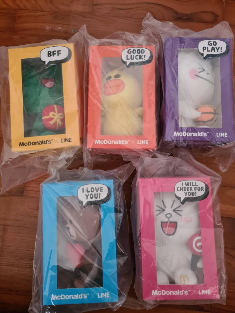 Line X McDonald's Singapore, Hobbies & Toys, Toys & Games on Carousell