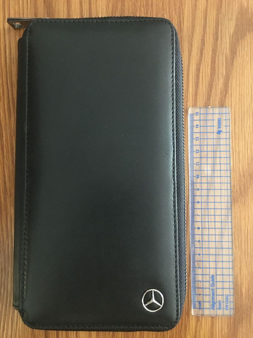 Mercedes-Benz long Leather Wallet, Men's Fashion, Watches & Accessories ...
