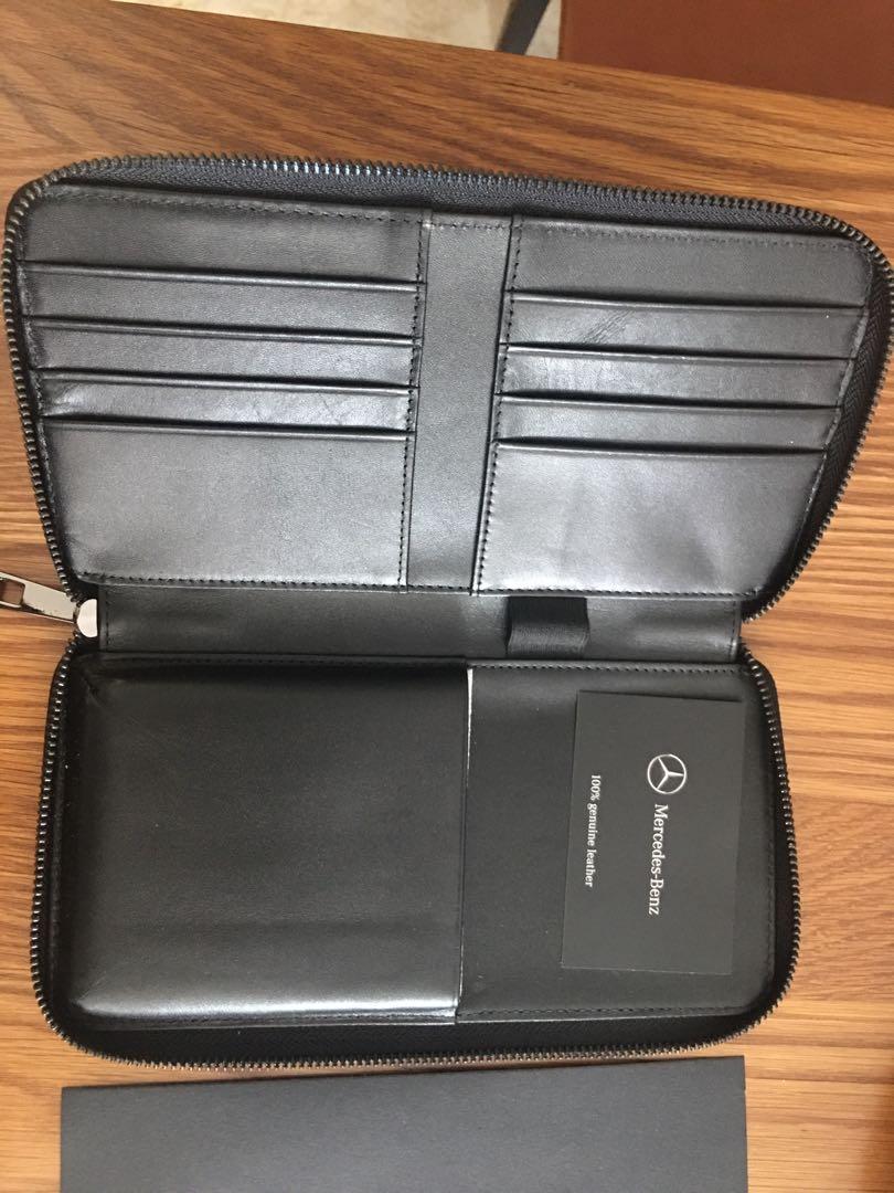 Mercedes-Benz long Leather Wallet, Men's Fashion, Watches & Accessories ...