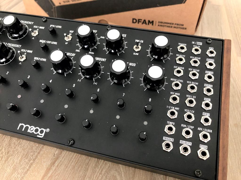 Moog DFAM Drummer From Another Mother Modular Drum Synthesizer Machine ...