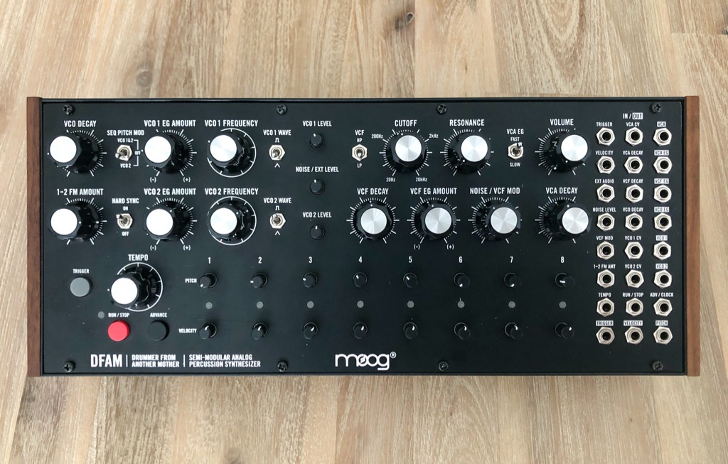 Moog DFAM Drummer From Another Mother Modular Drum Synthesizer Machine ...