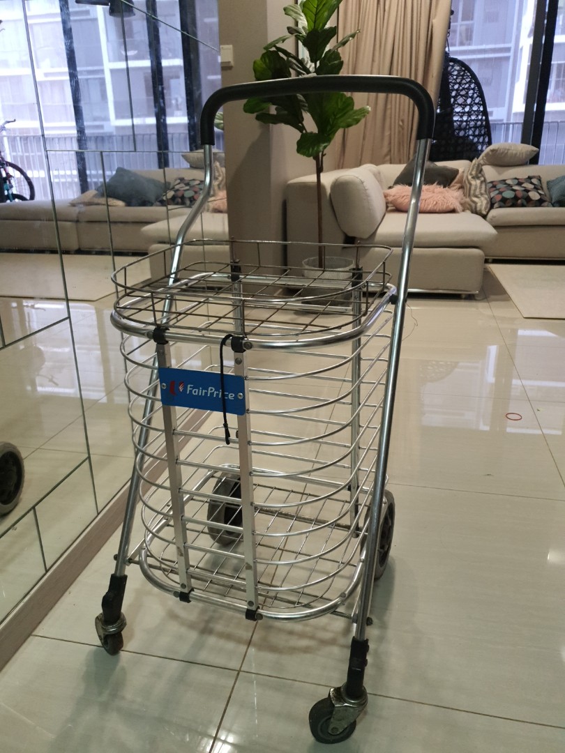 Ntuc grocery and marketing trolley, Everything Else on Carousell