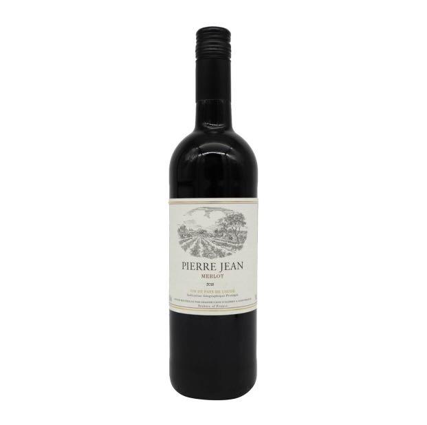 Pierre Jean Merlot Red Wine, Food & Drinks, Alcoholic Beverages on ...