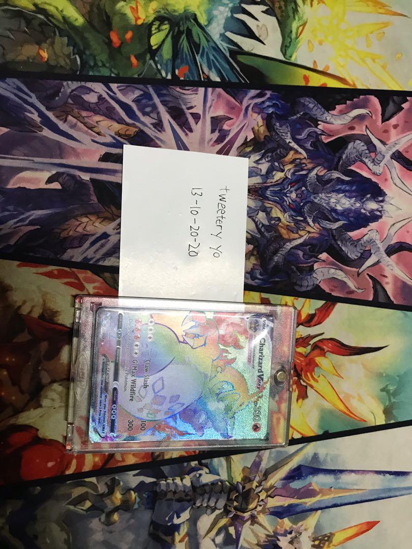 Pokémon Champion path rainbow charizard v max, Hobbies & Toys, Toys ...