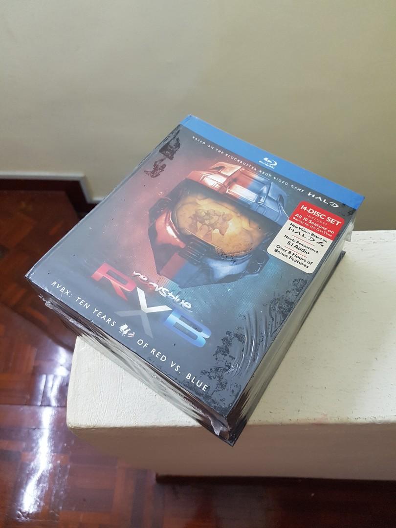 RVBX: Ten Years of Red vs. Blue Box Set, Hobbies & Toys, Music & Media, CDs & DVDs on Carousell