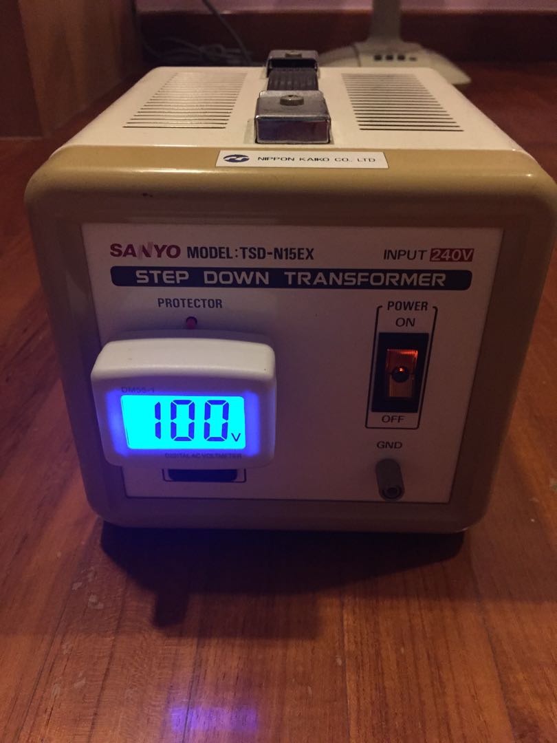 Sanyo step down transformer made in Japan, Audio, Other Audio Equipment ...