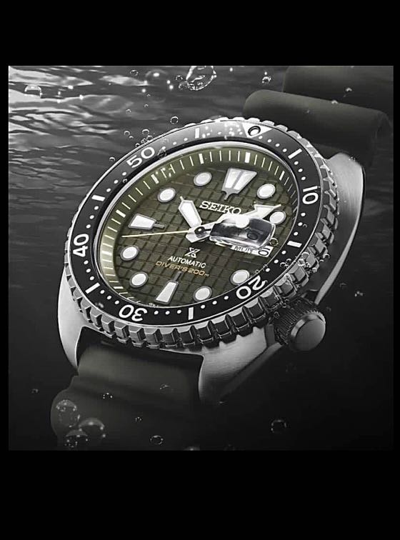 (No nego) New Seiko Turtle green King SRPE05K1, Luxury, Watches on ...