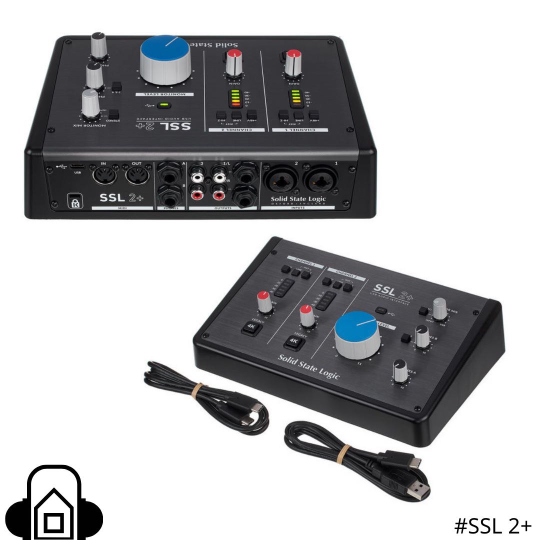 SSL 2+ USB-C Audio Interface 2x4, 音響器材, 可攜式音響設備 - Carousell