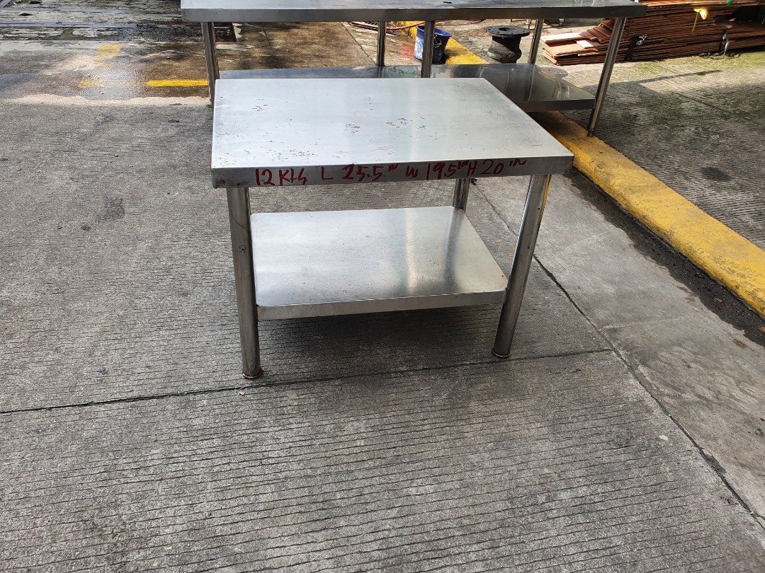 Stainless gas stove table, Furniture & Home Living, Kitchenware ...
