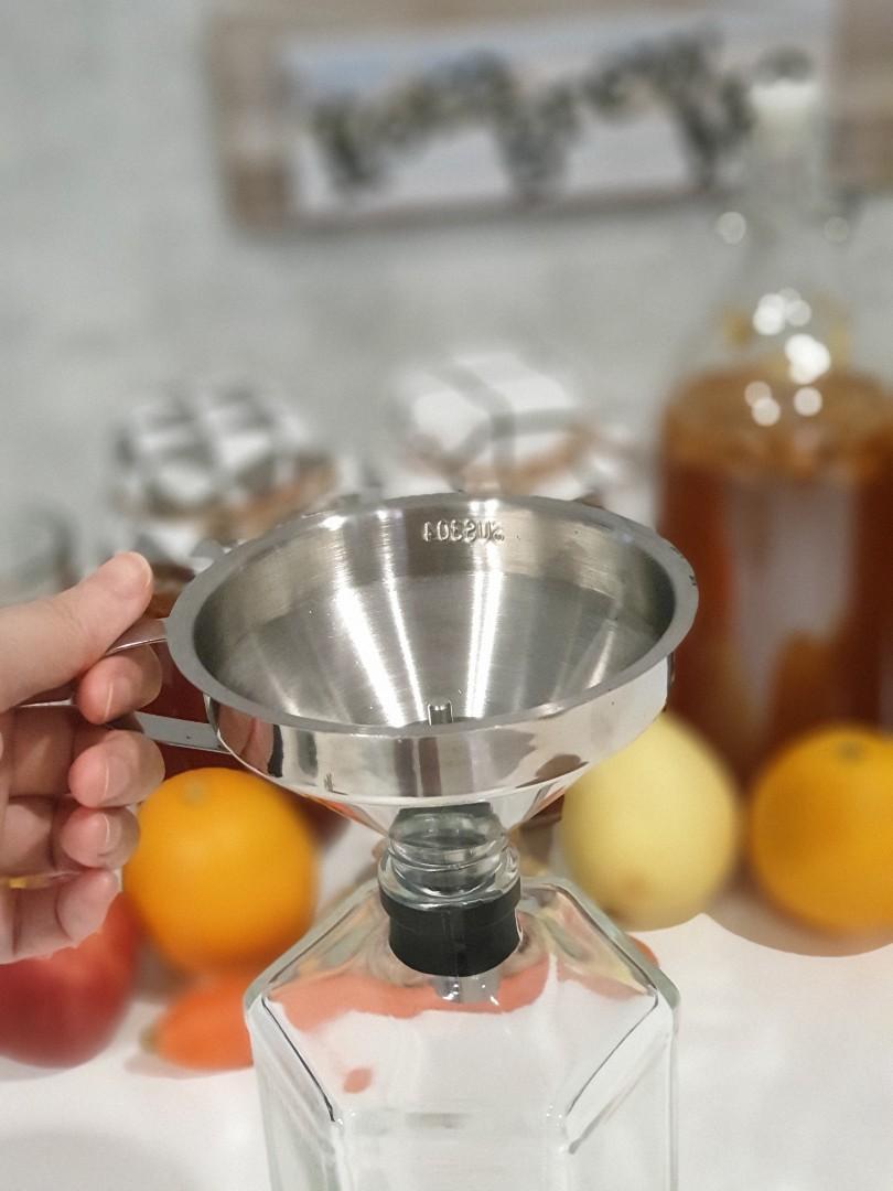Stainless steel SUS304 funnel, Food & Drinks, Beverages on Carousell