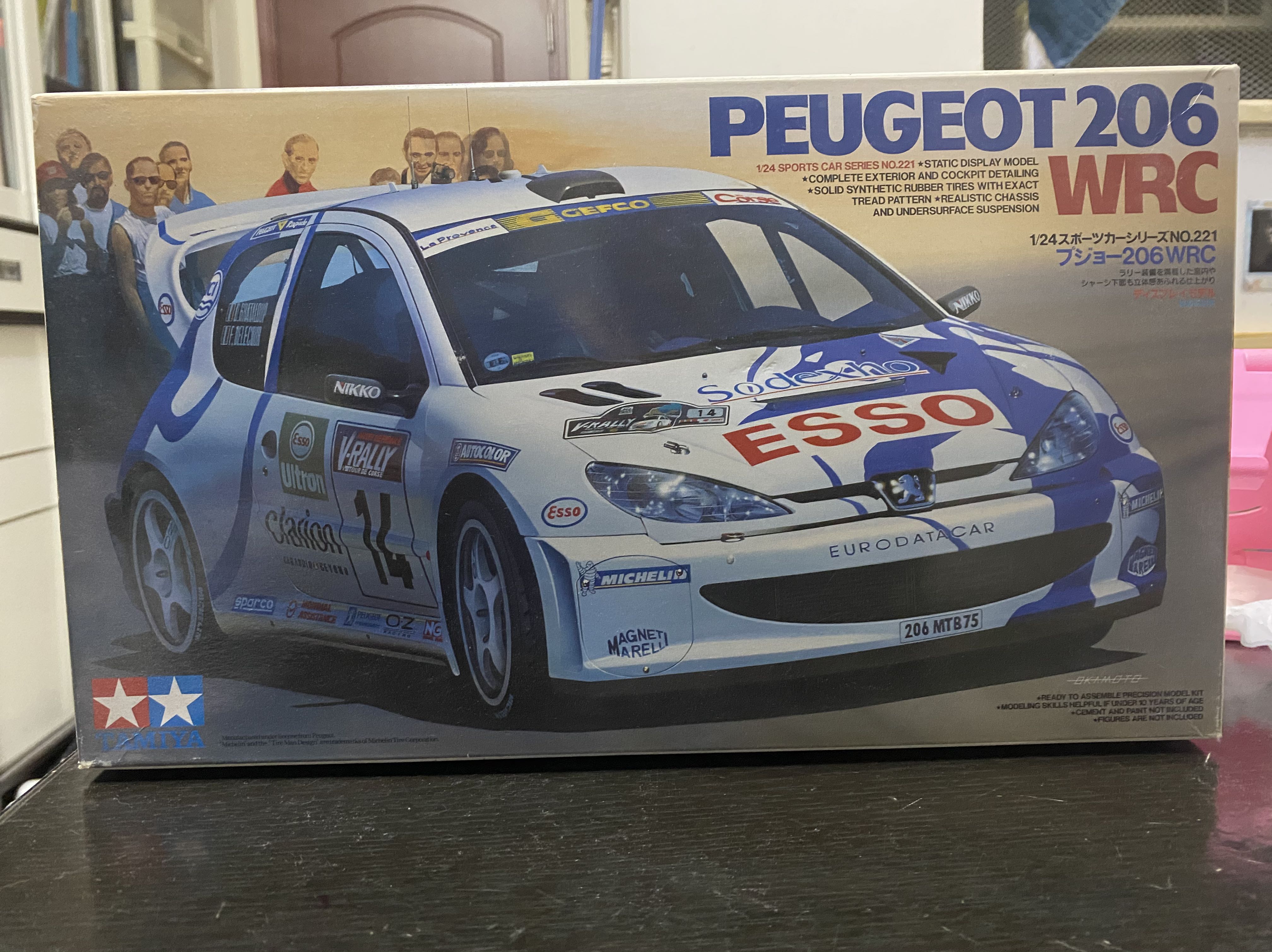 Tamiya Peugeot 206 WRC 1:24, 興趣及遊戲, 收藏品及紀念品, 明星周邊 - Carousell