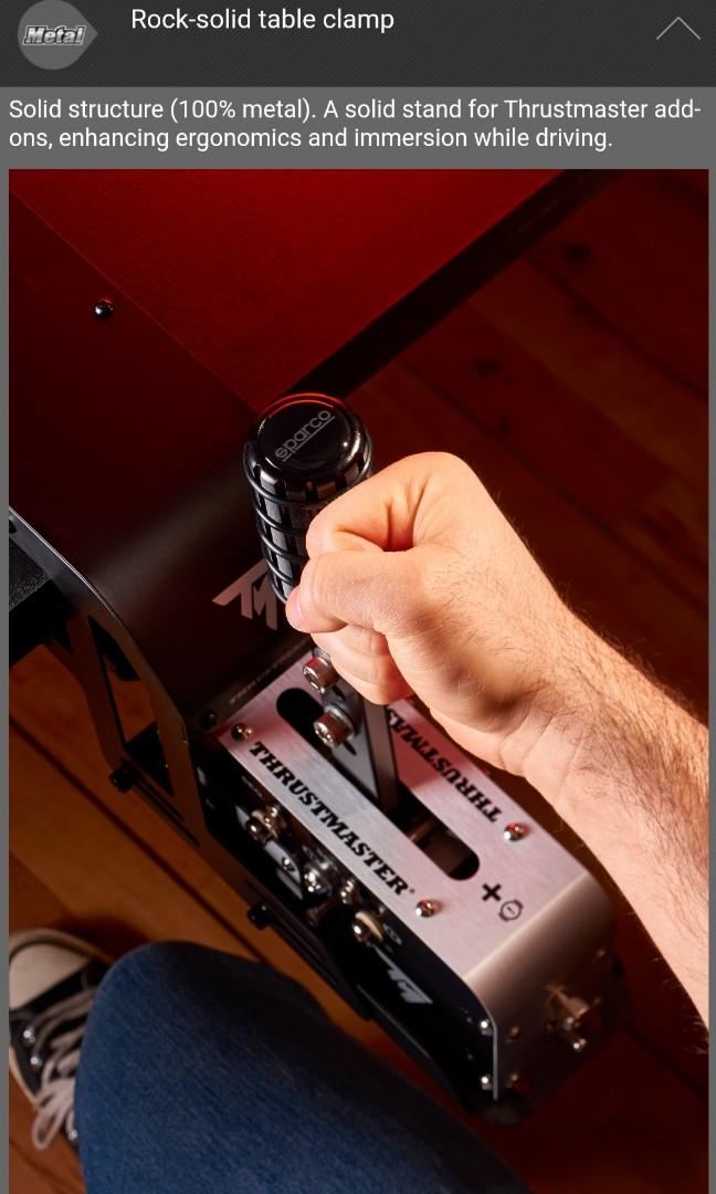 Thrustmaster Racing Clamp, Video Gaming, Gaming Accessories ...