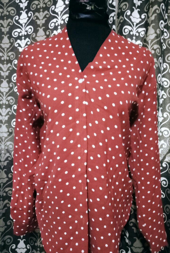 Vintage top (rust colored), Women's Fashion, Tops, Others Tops on Carousell