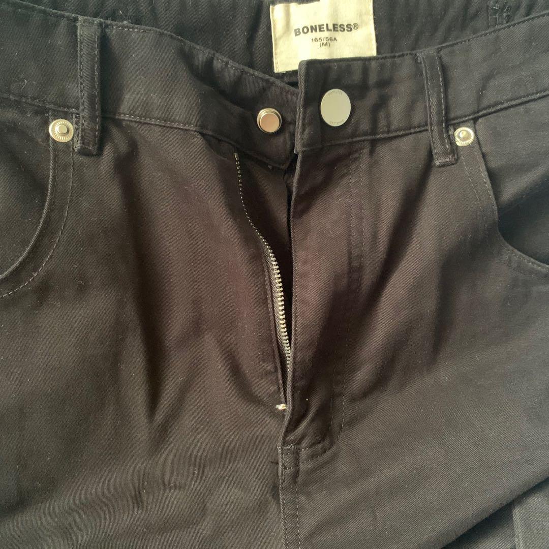 Vuja De Kenijima style black flared cargo pants, Men's Fashion, Bottoms ...