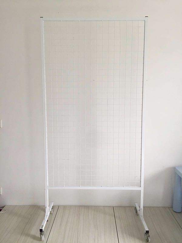 White Wire Display Rack 6FeetX3Feet, Furniture & Home Living, Furniture ...